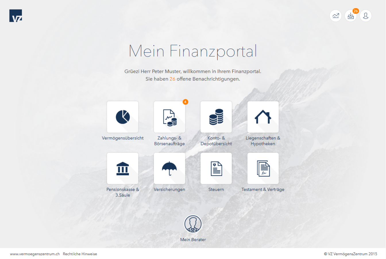 E-Banking von CREALOGIX für VZ Depotbank - Ein einziges Portal für ...