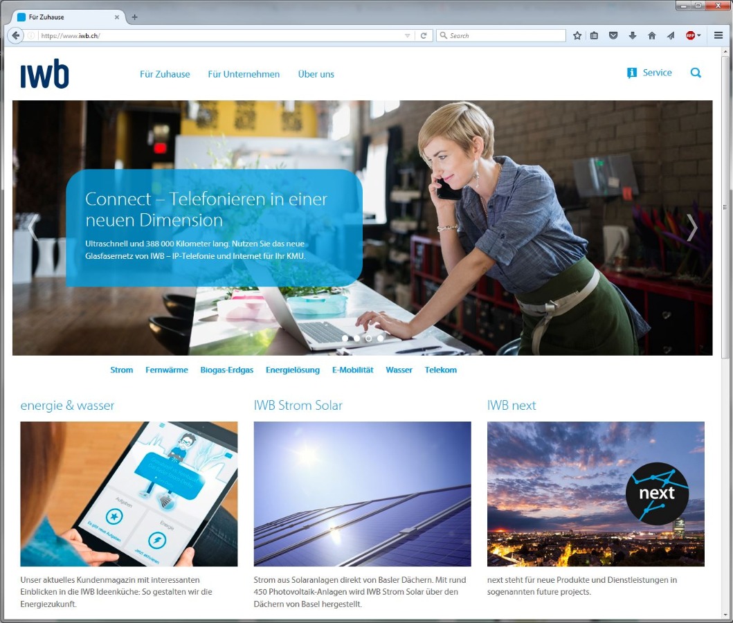 iwb.ch – fresh and customer friendly - Modernizing and merging IWB’s ...